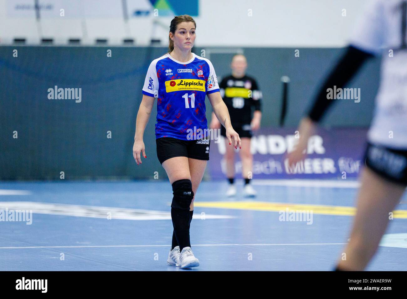 Blomberg, Deutschland. 03rd Jan, 2024. Lisa Rajes (HSG Blomberg-Lippe ...