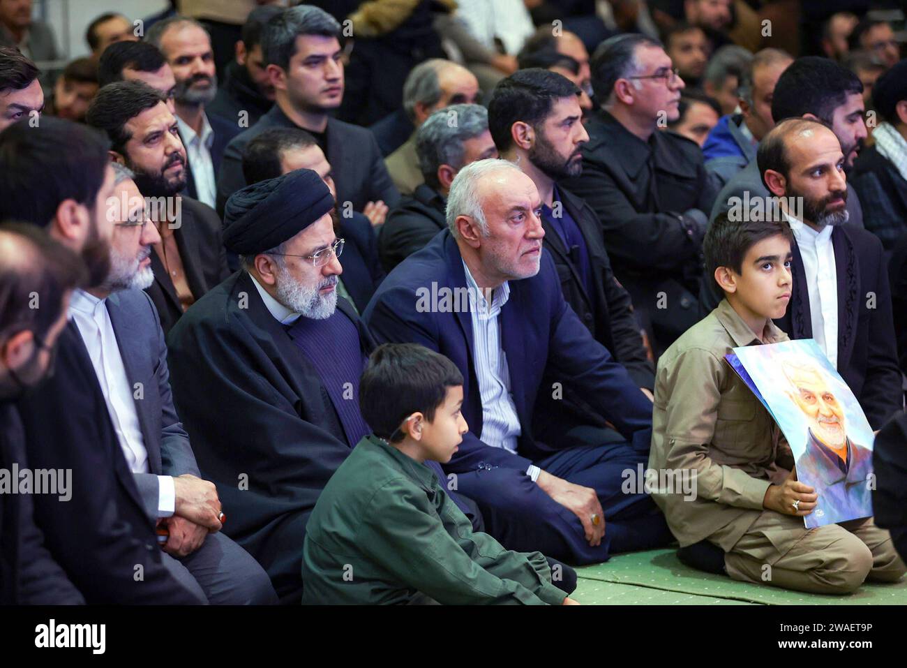 Iranian President Ebrahim Raisi attends a celebration on the fourth ...