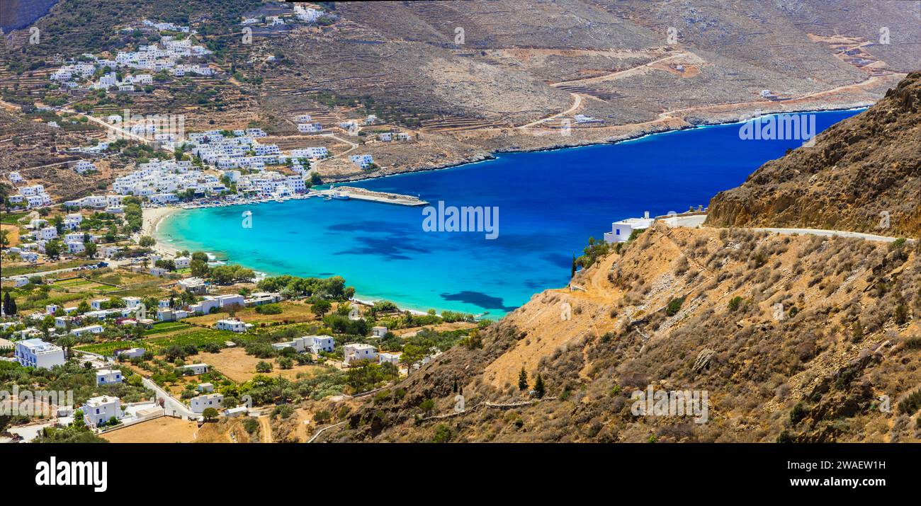 Best beaches of Greece in Cyclades. Stunning Greek beaches in Amorgos ...