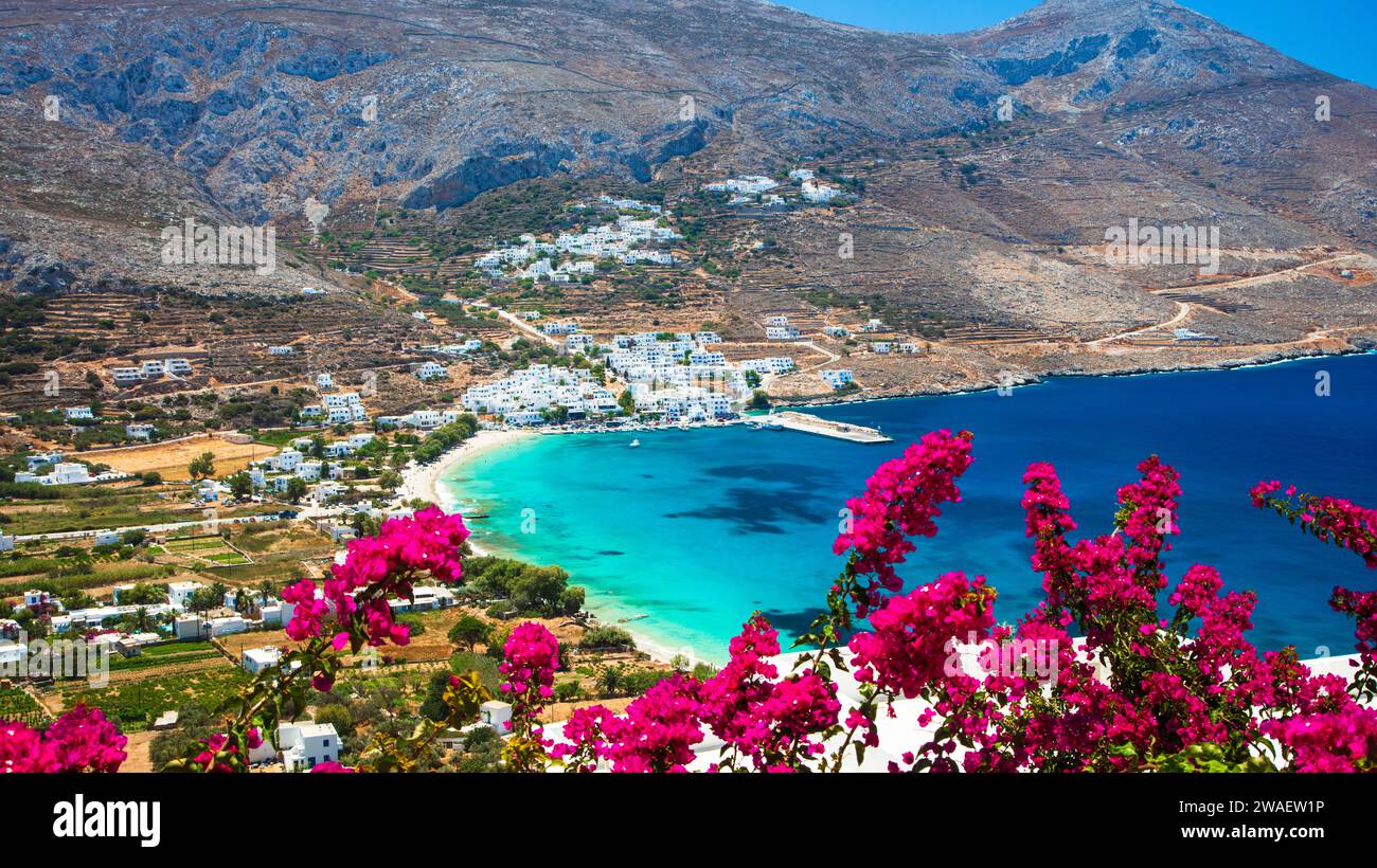 Best beaches of Greece in Cyclades. Stunning Greek beaches in Amorgos ...