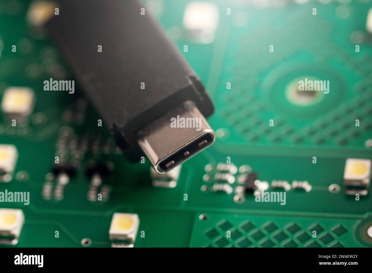 Bavaria, Germany - January 3, 2024: Charging and data cable with USB-C ...