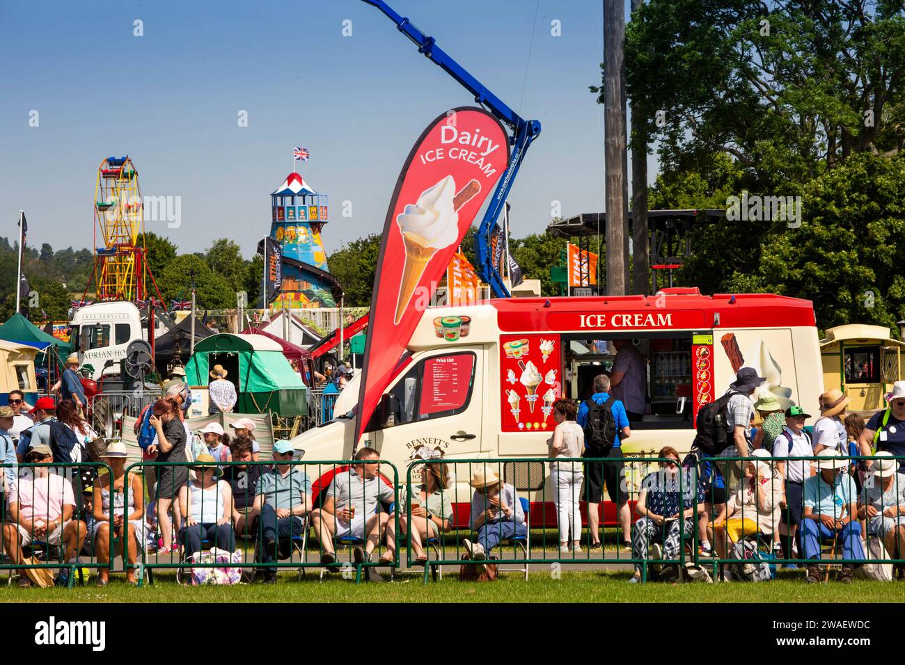 UK, England, Worcestershire, Malvern Wells, Royal 3 Counties Show, Ice ...