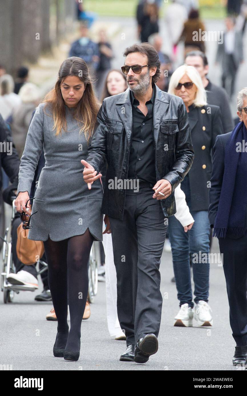 File photo dated September 01, 2017 - Anouchka Delon and Anthony Delon ...