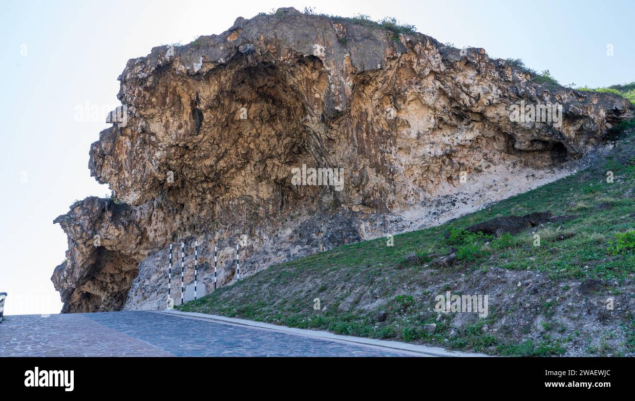 Marneef Cave and Blowholes are in proximity of Mughsaii Beach and a ...