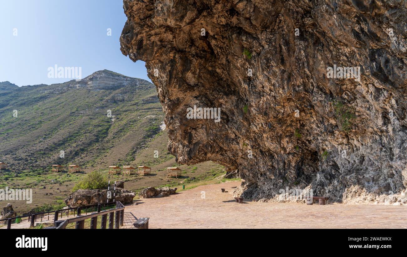 Marneef Cave and Blowholes are in proximity of Mughsaii Beach and a ...