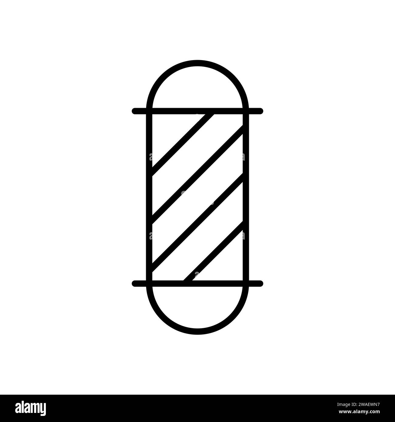 barbershop outline vector icon Stock Vector Image & Art - Alamy