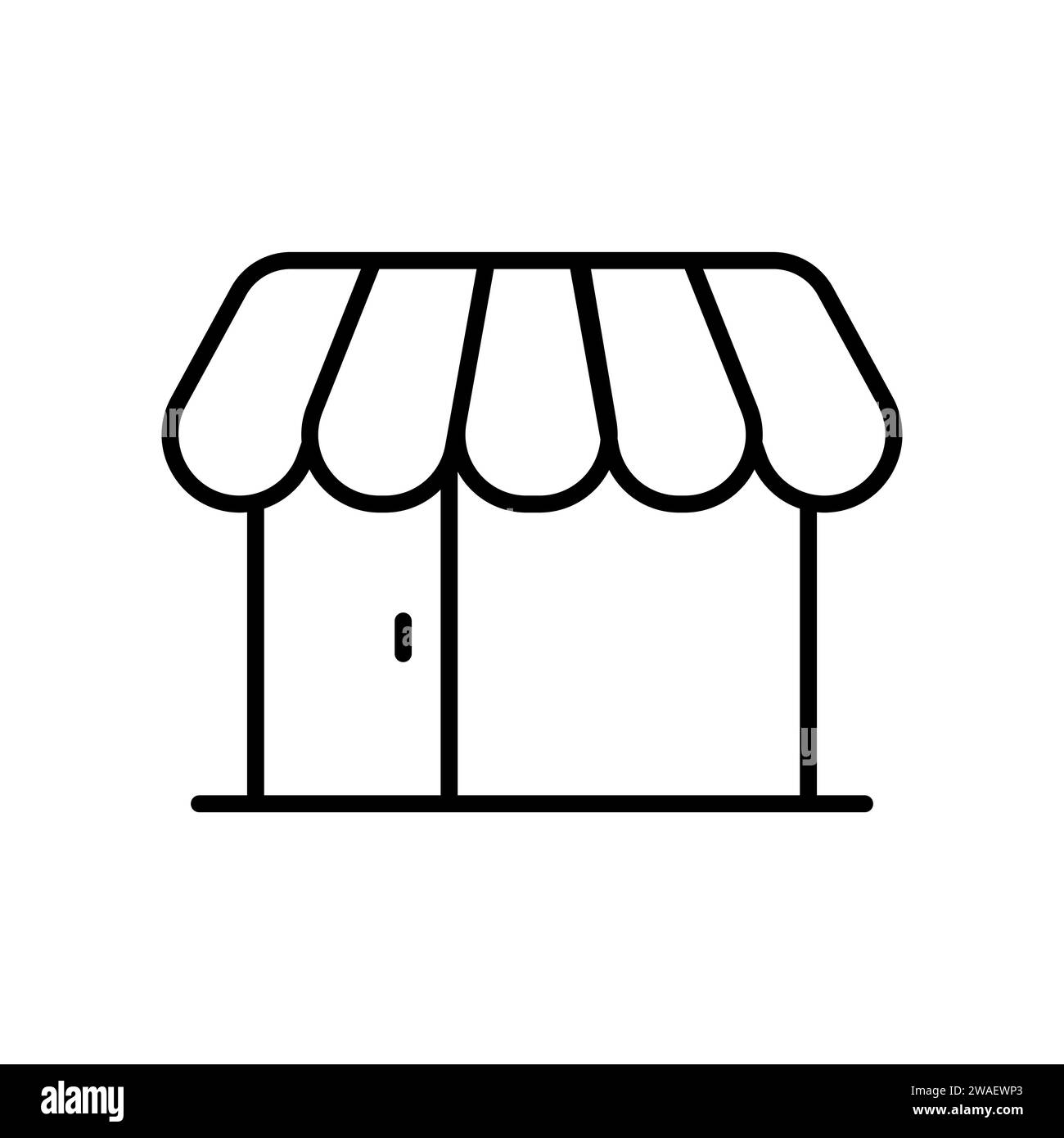 Beauty Salon Outline Vector Icon Stock Vector Image And Art Alamy