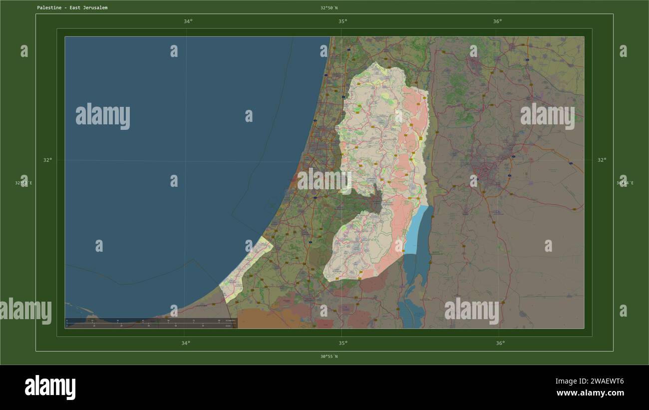 Palestine coordinates hi-res stock photography and images - Alamy