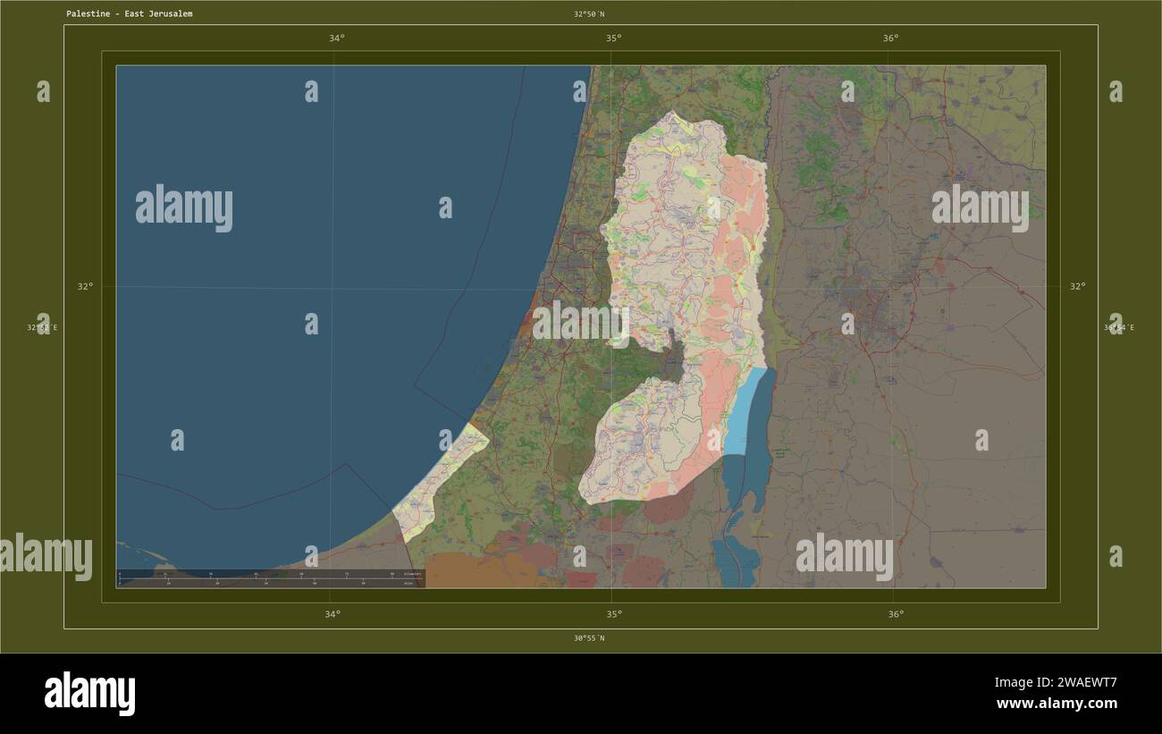 Palestine coordinates hi-res stock photography and images - Alamy