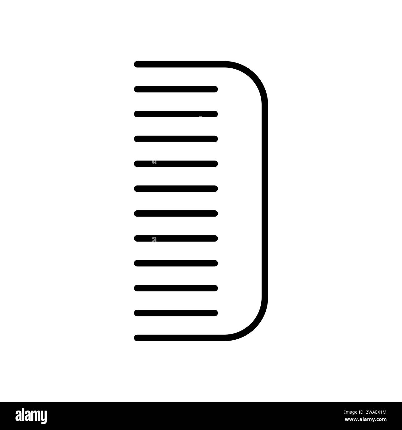 comb outline vector icon Stock Vector Image & Art - Alamy