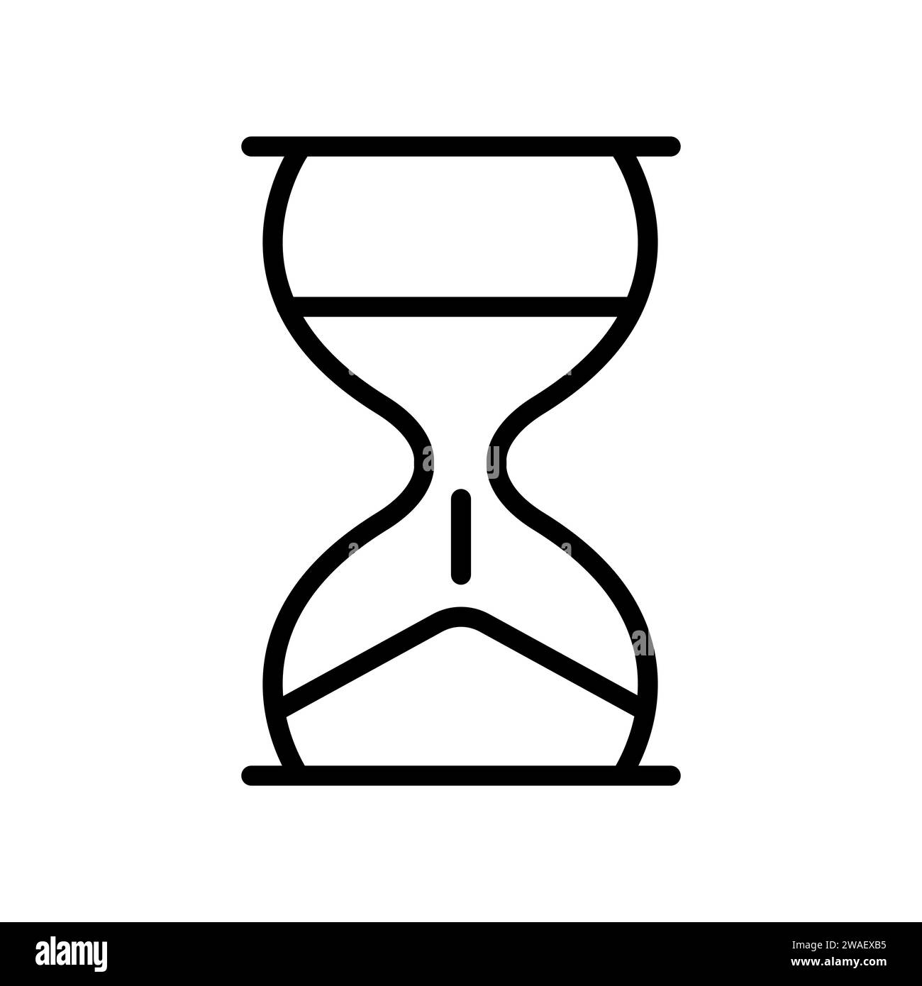 Sandglass icon hi-res stock photography and images - Alamy