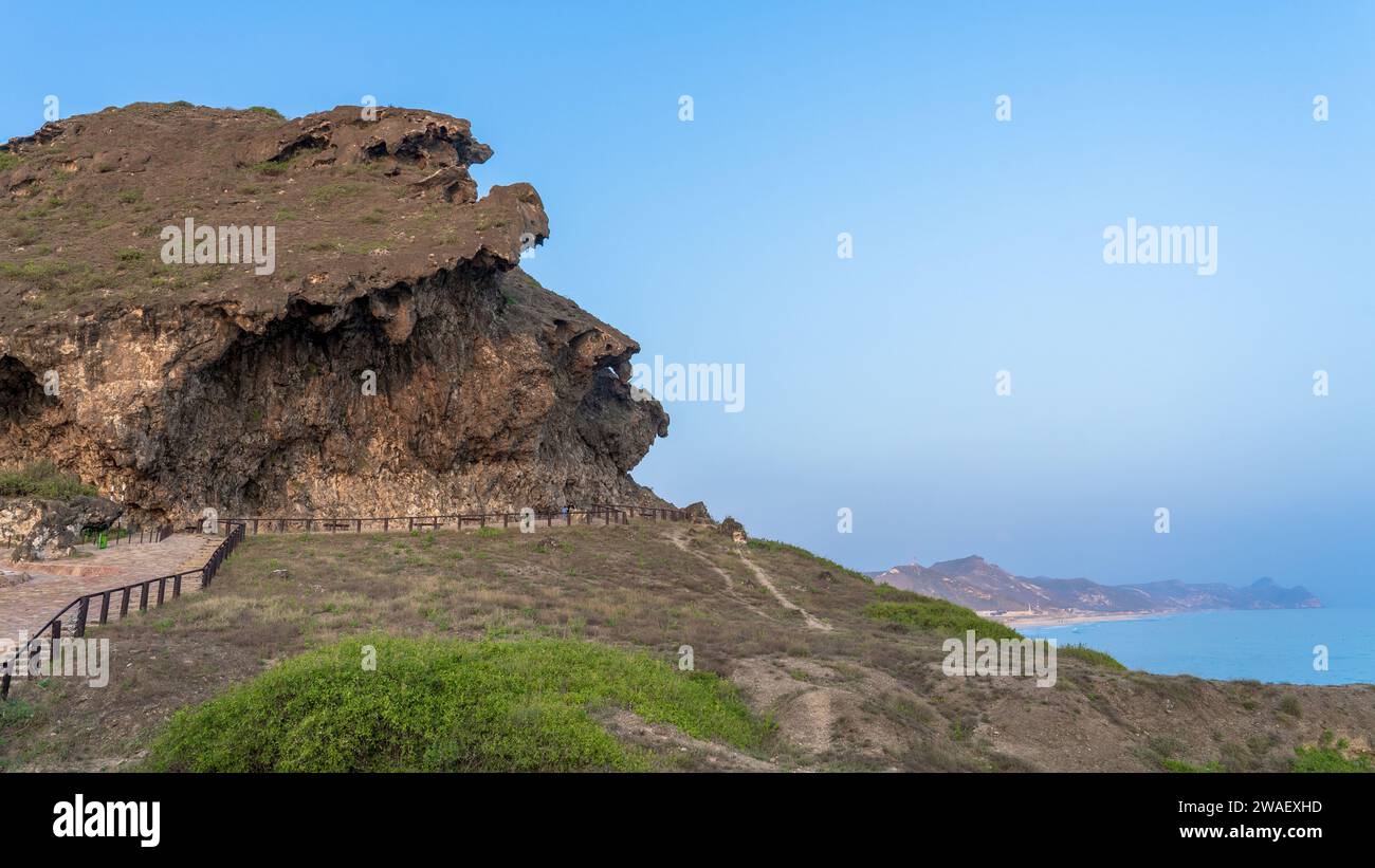 Marneef Cave and Blowholes are in proximity of Mughsaii Beach and a ...