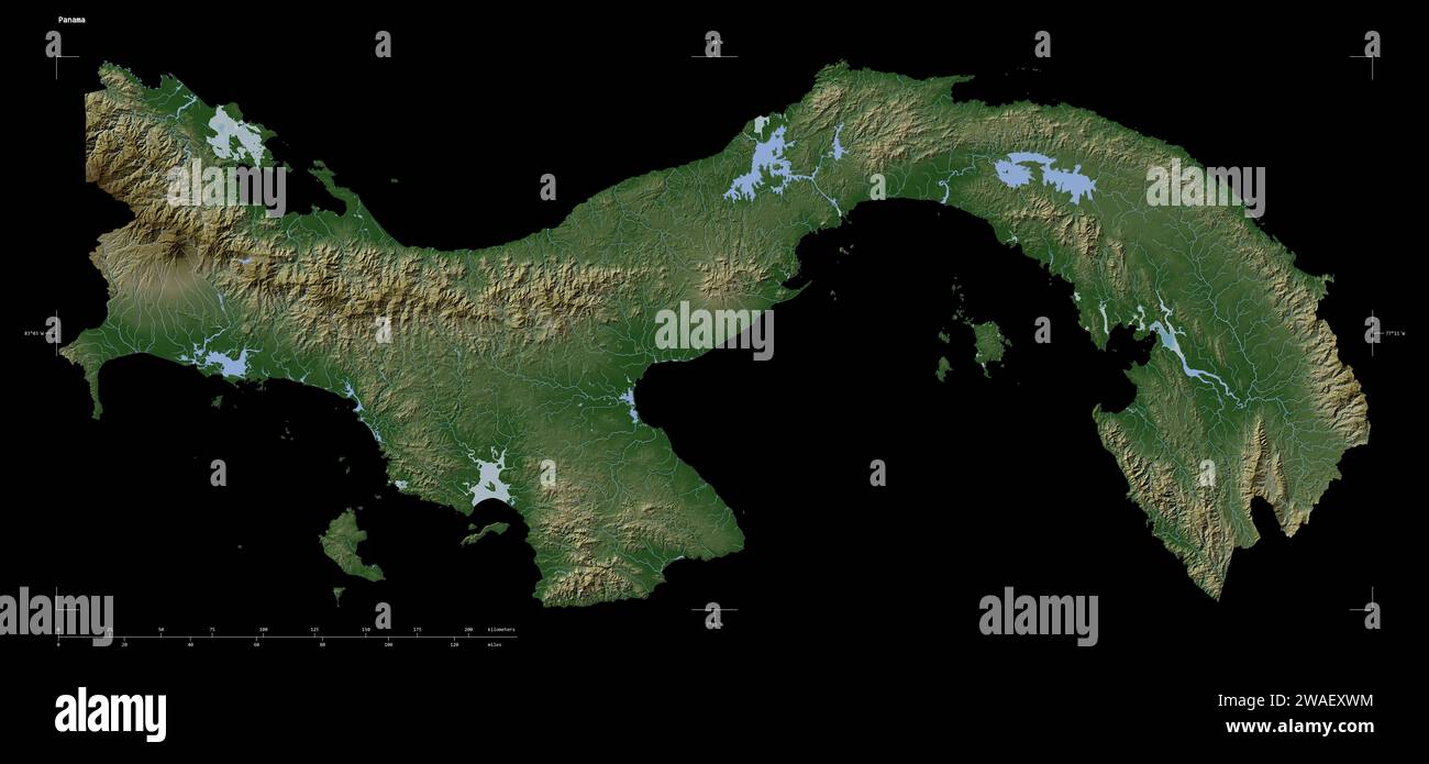Shape of a Pale colored elevation map with lakes and rivers of the ...