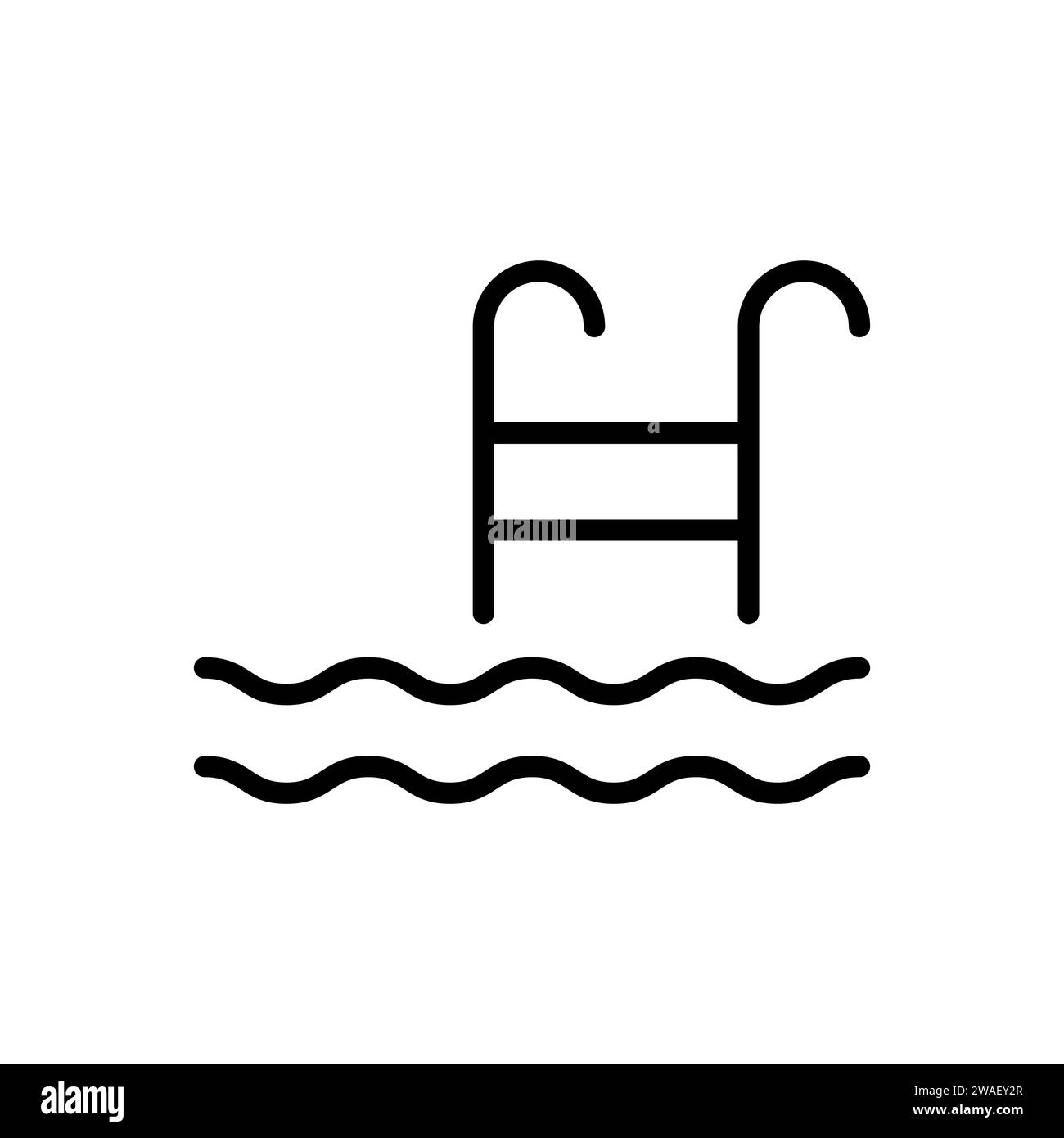 Pool outline vector icon Stock Vector Image & Art - Alamy