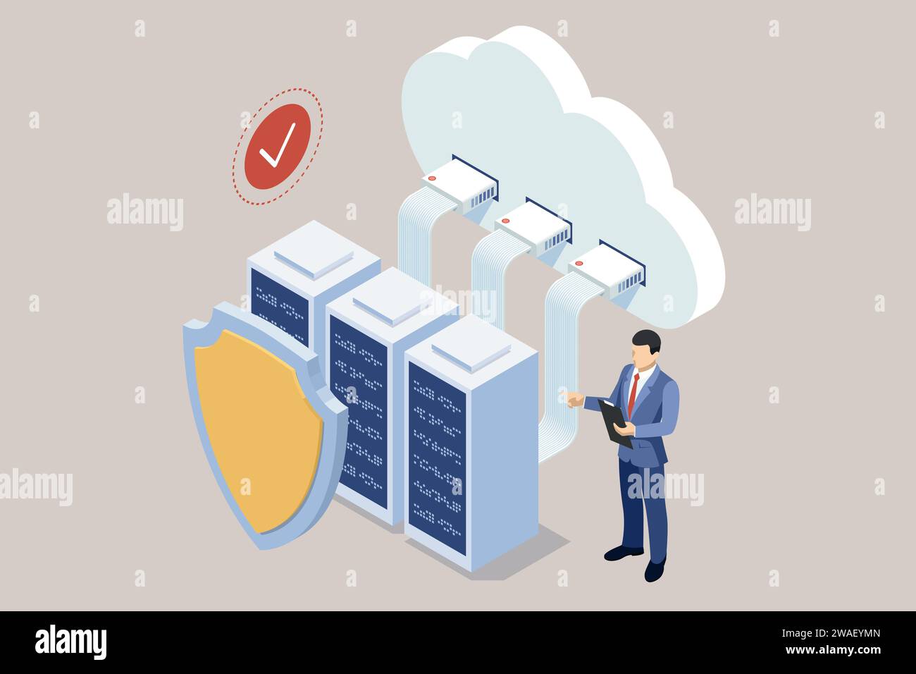 Blocking transactions Stock Vector Images - Alamy