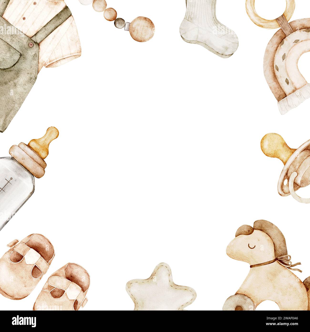 Baby booties clipart hi-res stock photography and images - Alamy