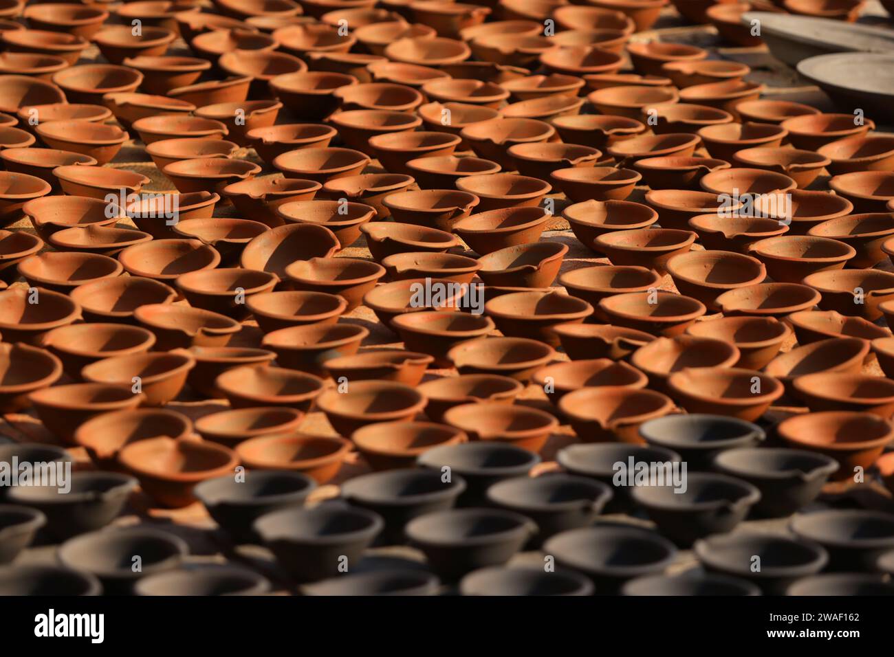 potter is under sun-dried pocessing in the Talako Tole or so called ...