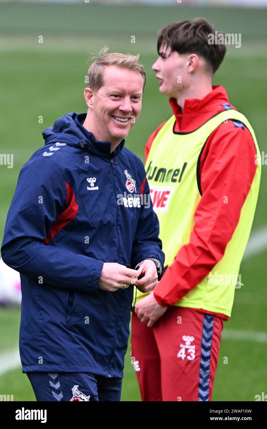 Cologne, Germany. 04th Jan, 2024. Soccer: Bundesliga, 1. FC Köln, First ...