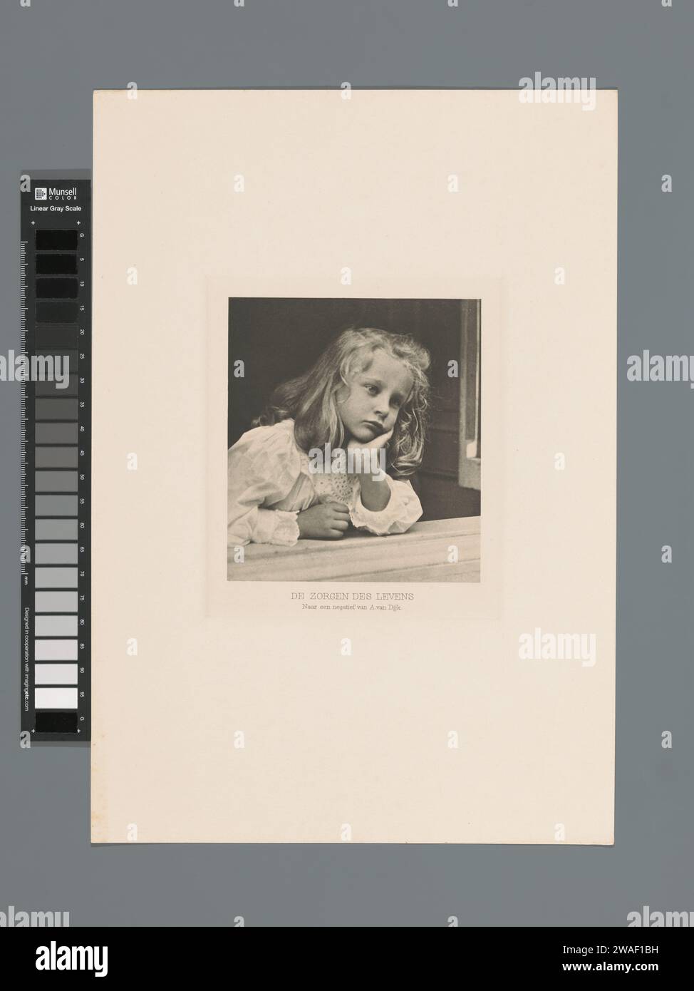 Peinzende Girl, Andries Hermanus van Dijk, c. 1901 - In or Before 1906 ...