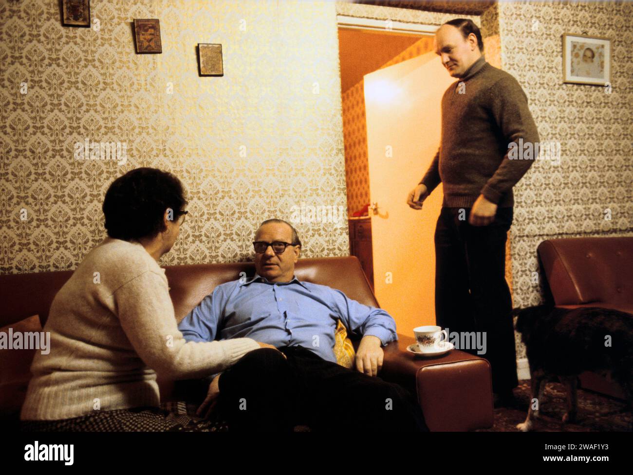 Gerry Fitt MP with his wife Ann Fitt at home in Belfast, along with his ...