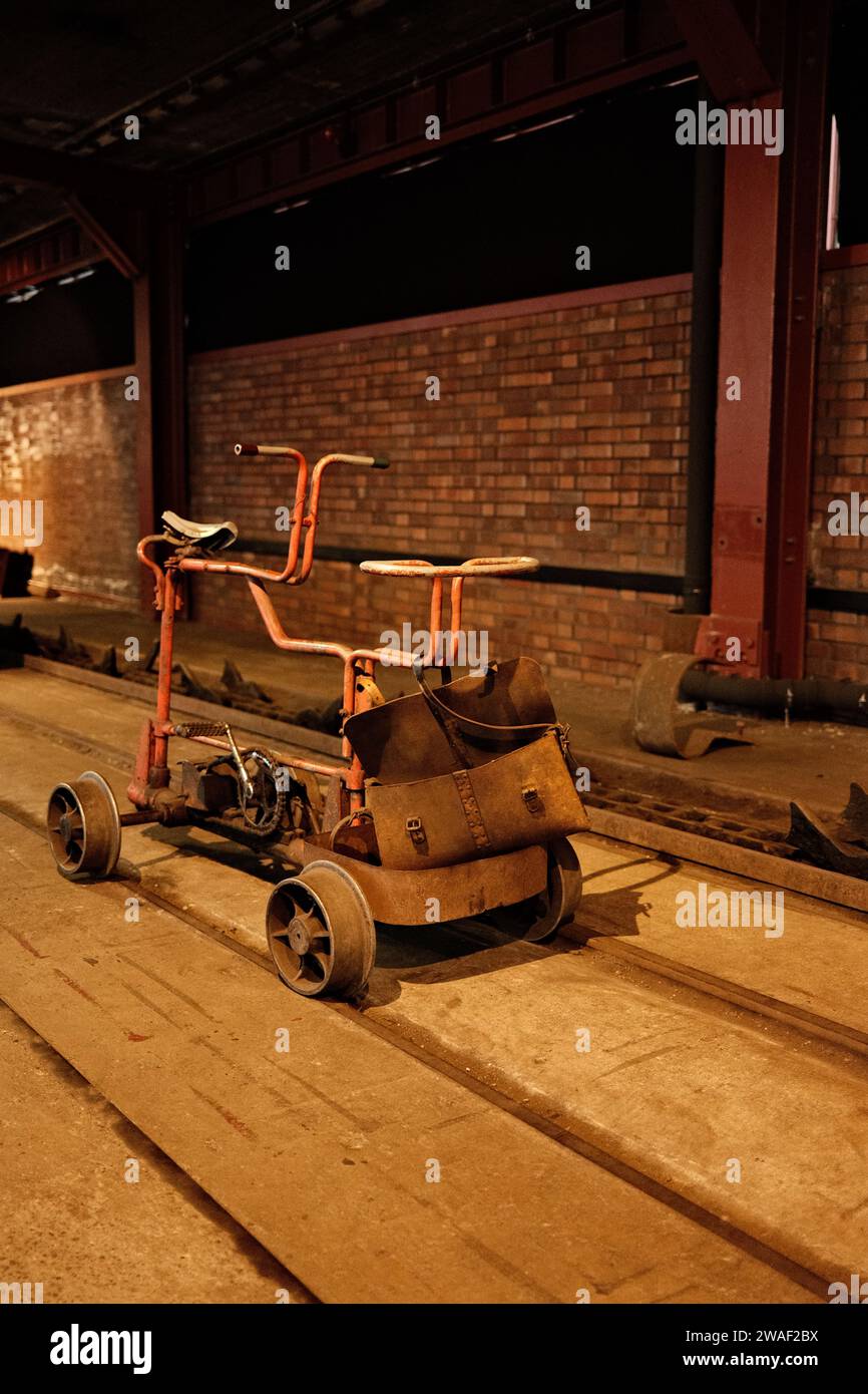 Coal mine underground trolley hi-res stock photography and images - Alamy
