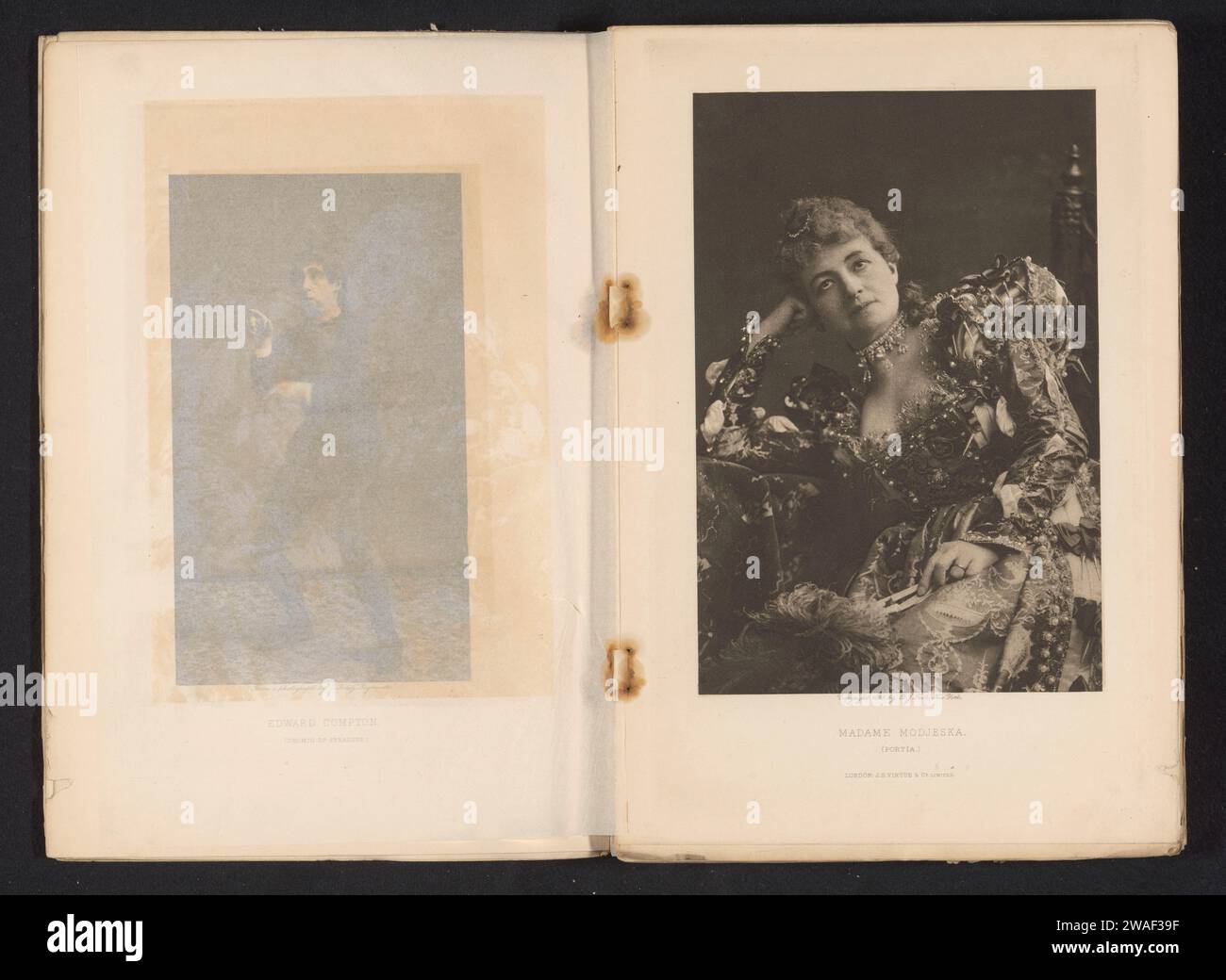 Madame Modjeska (Portia), Benjamin Joseph Falk, c. 1880 - in or before ...