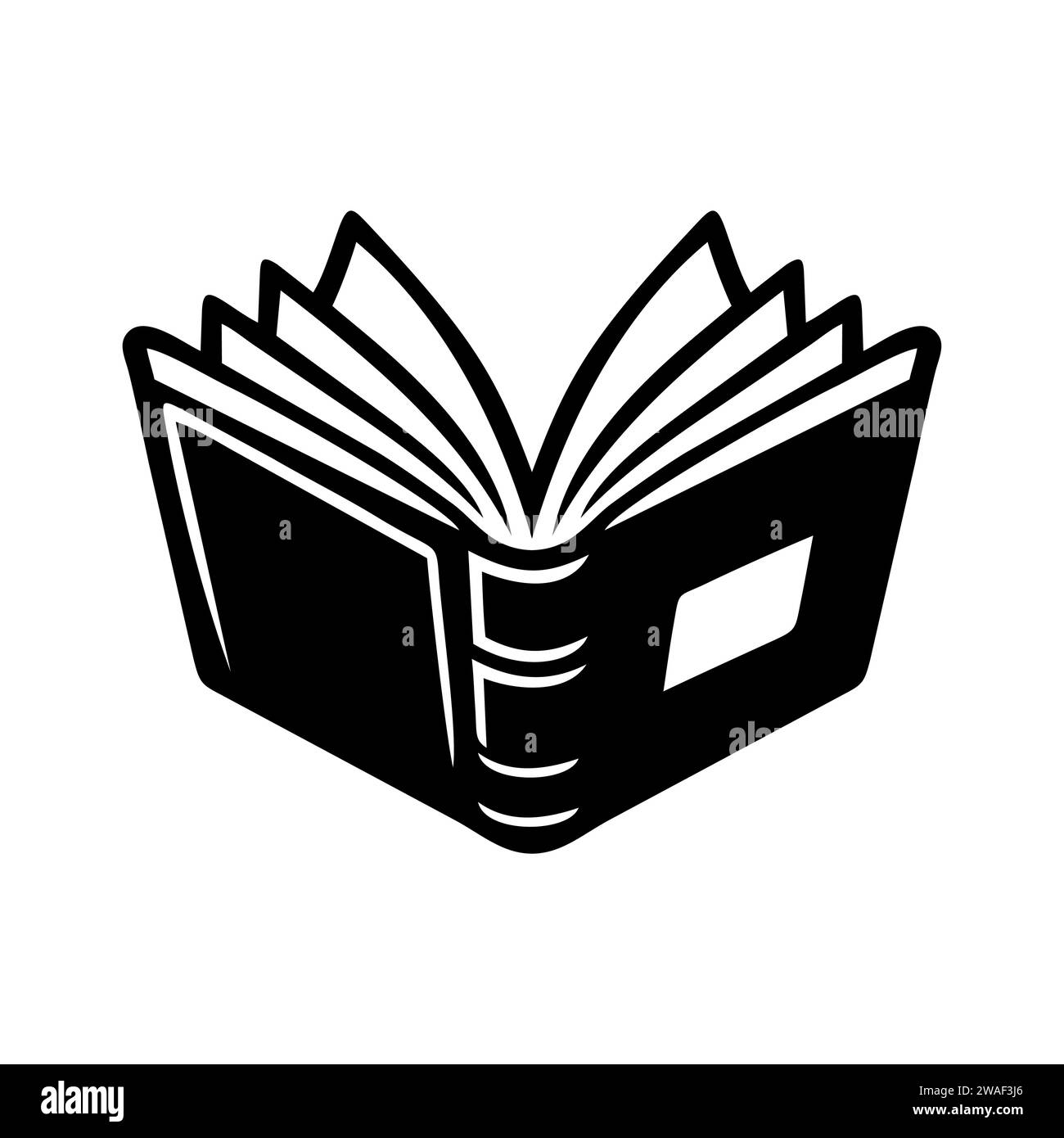 Open book icon. Reading and Education vector illustration Stock Vector ...