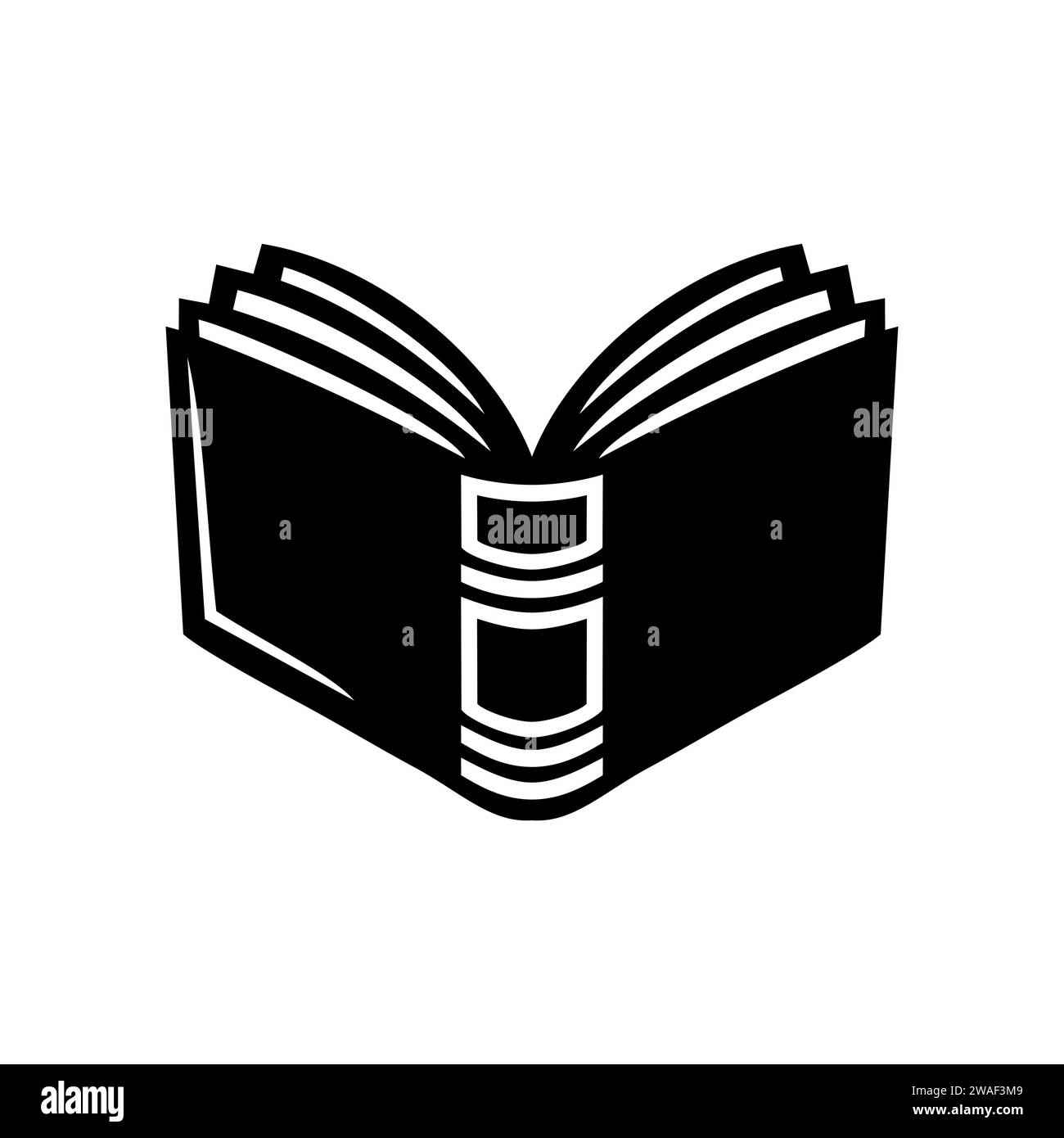 Open book icon. Reading and Education vector illustration Stock Vector ...