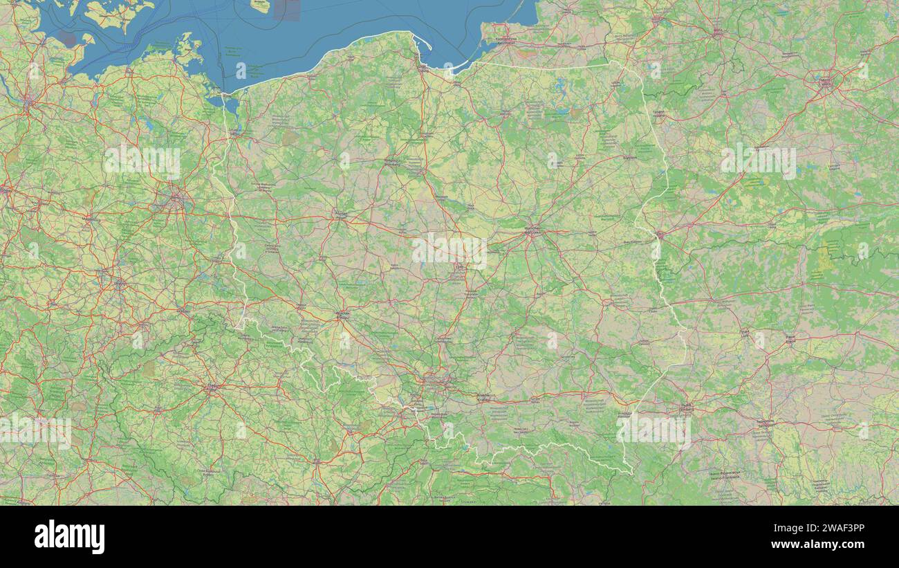 Map poland germany border hi-res stock photography and images - Alamy