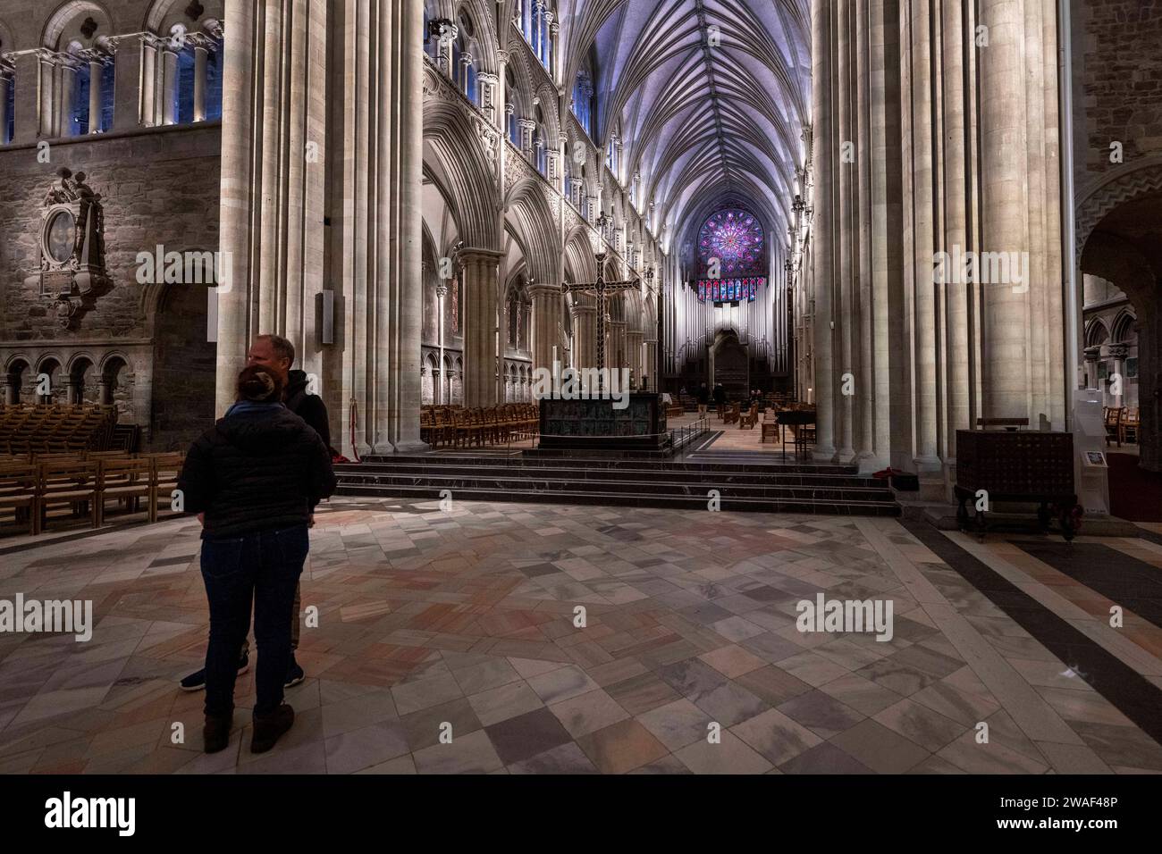 Details of the altar and the different domes and roofs that make up the ...