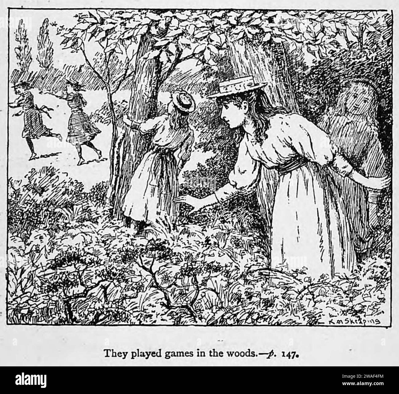 Illustrations by K. M. Skeaping for the Holiday Prize by E. D. Adams-pg ...