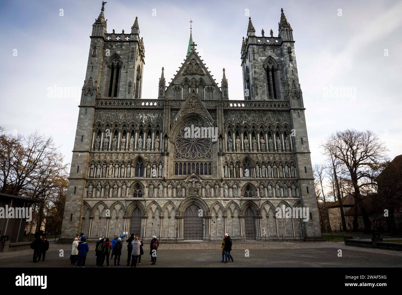 Panoramic view of the main facade and architectural structure of the ...