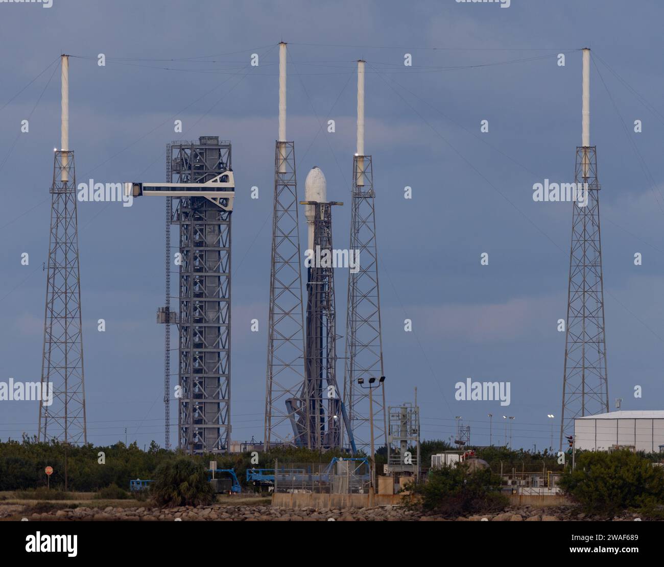 Brevard County, United States. 03rd Jan, 2024. At 6:04 PM on January 3 ...