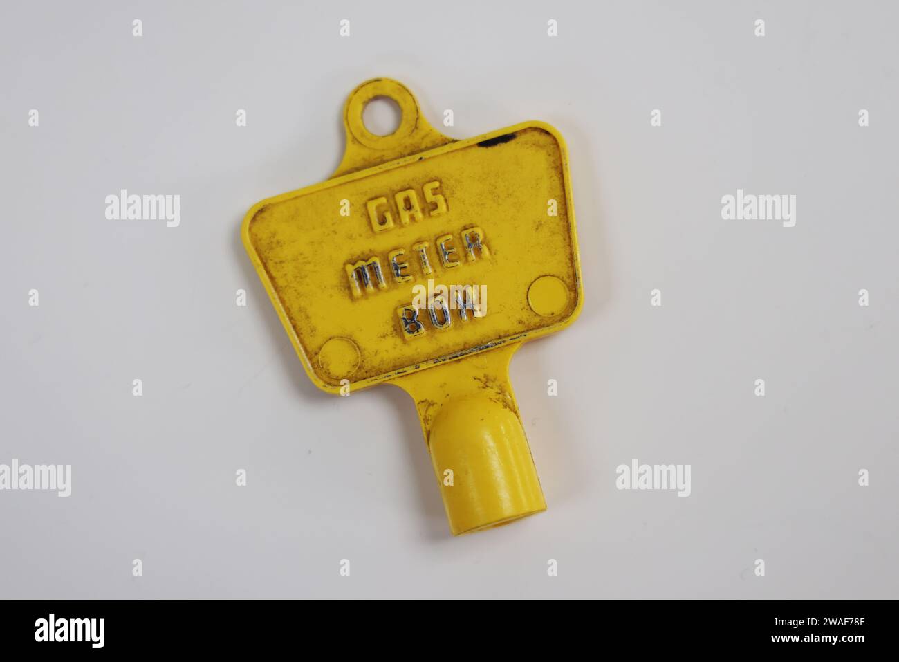 Meter box key fitted to a UK home - 4 January 2024 Picture by Antony ...