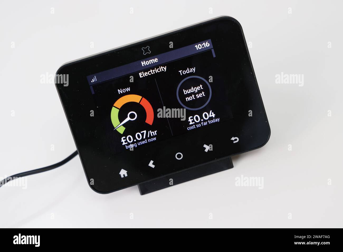 Domestic digital electricity meter in hi-res stock photography and ...