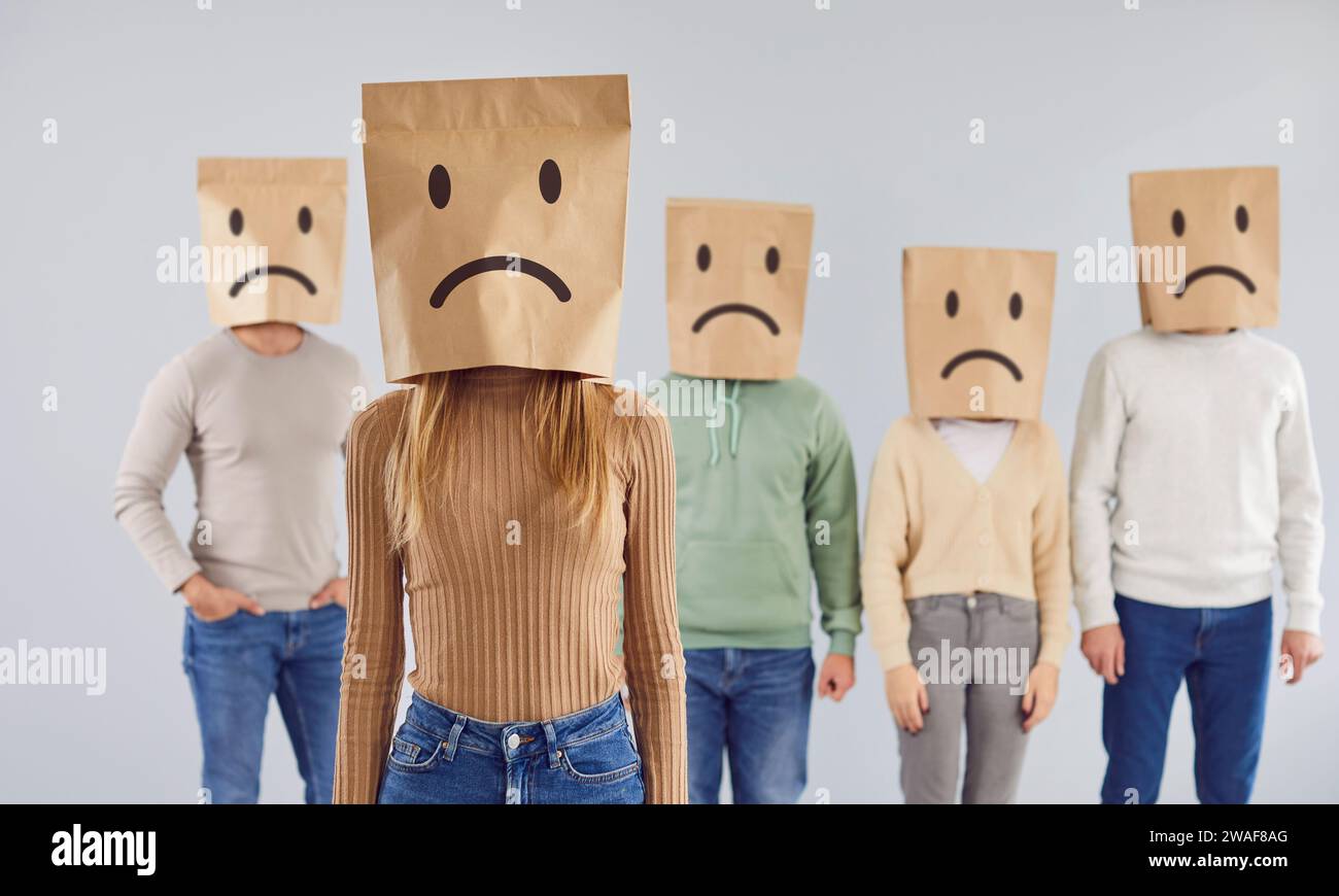 Crowd people wearing masks anonymous hi-res stock photography and ...