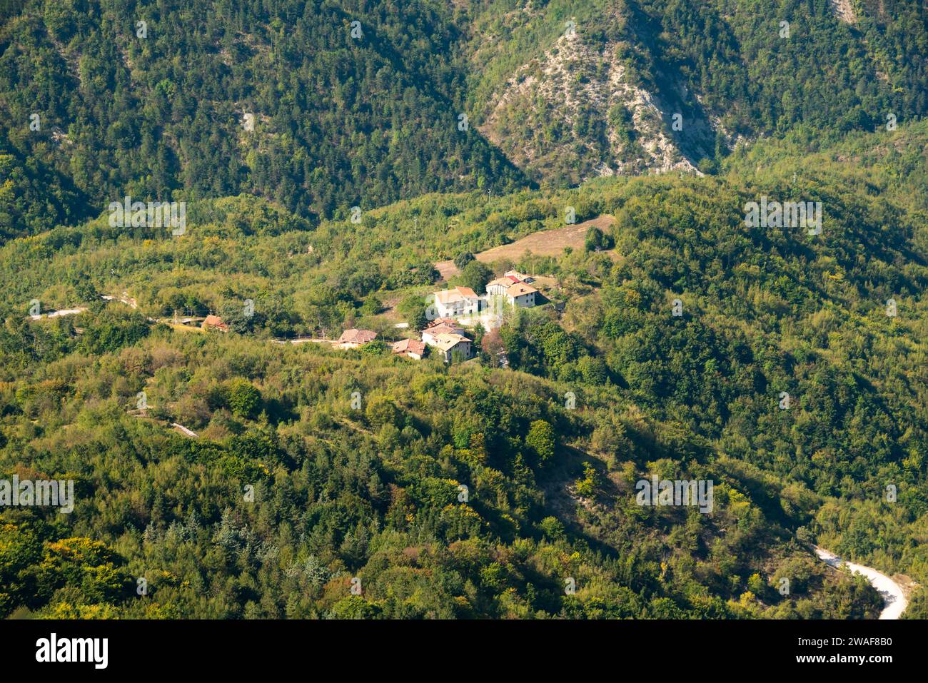 Small village surrounded forest hi-res stock photography and images - Alamy