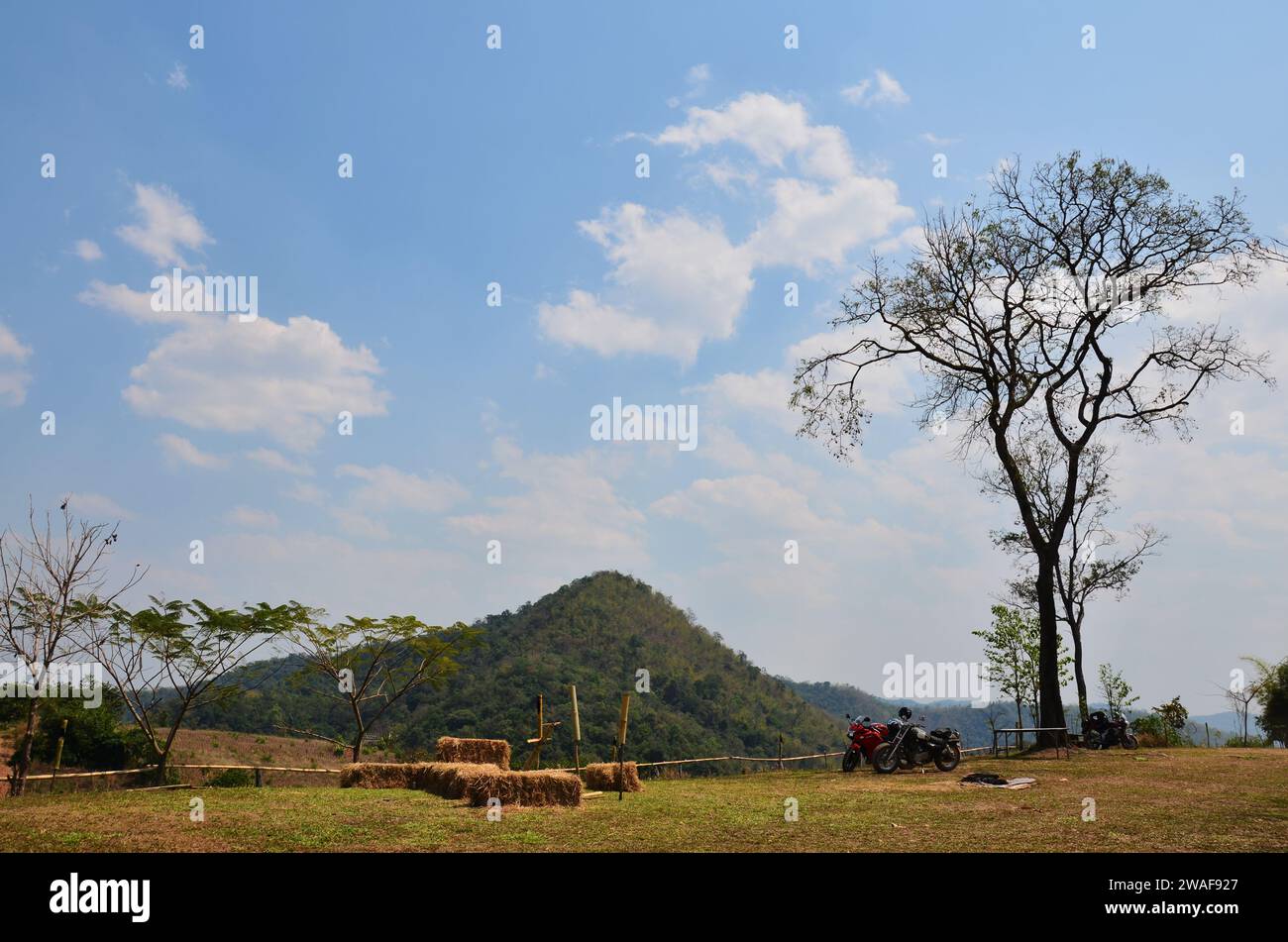 Thai man biking motorcycle travelers people riding motorbike travel ...