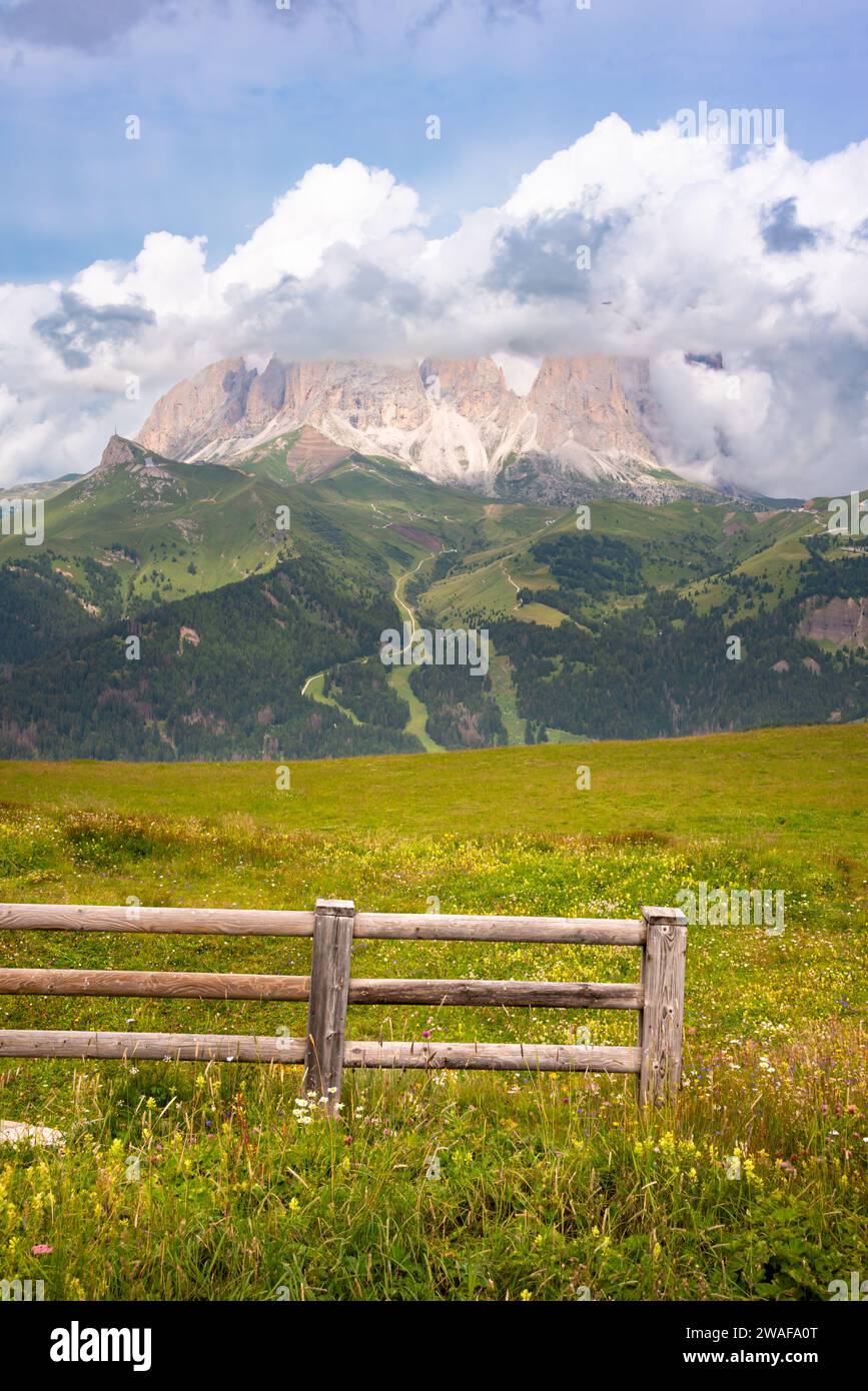Dolomite alps in Italy, a scenic mountain landscape Stock Photo - Alamy
