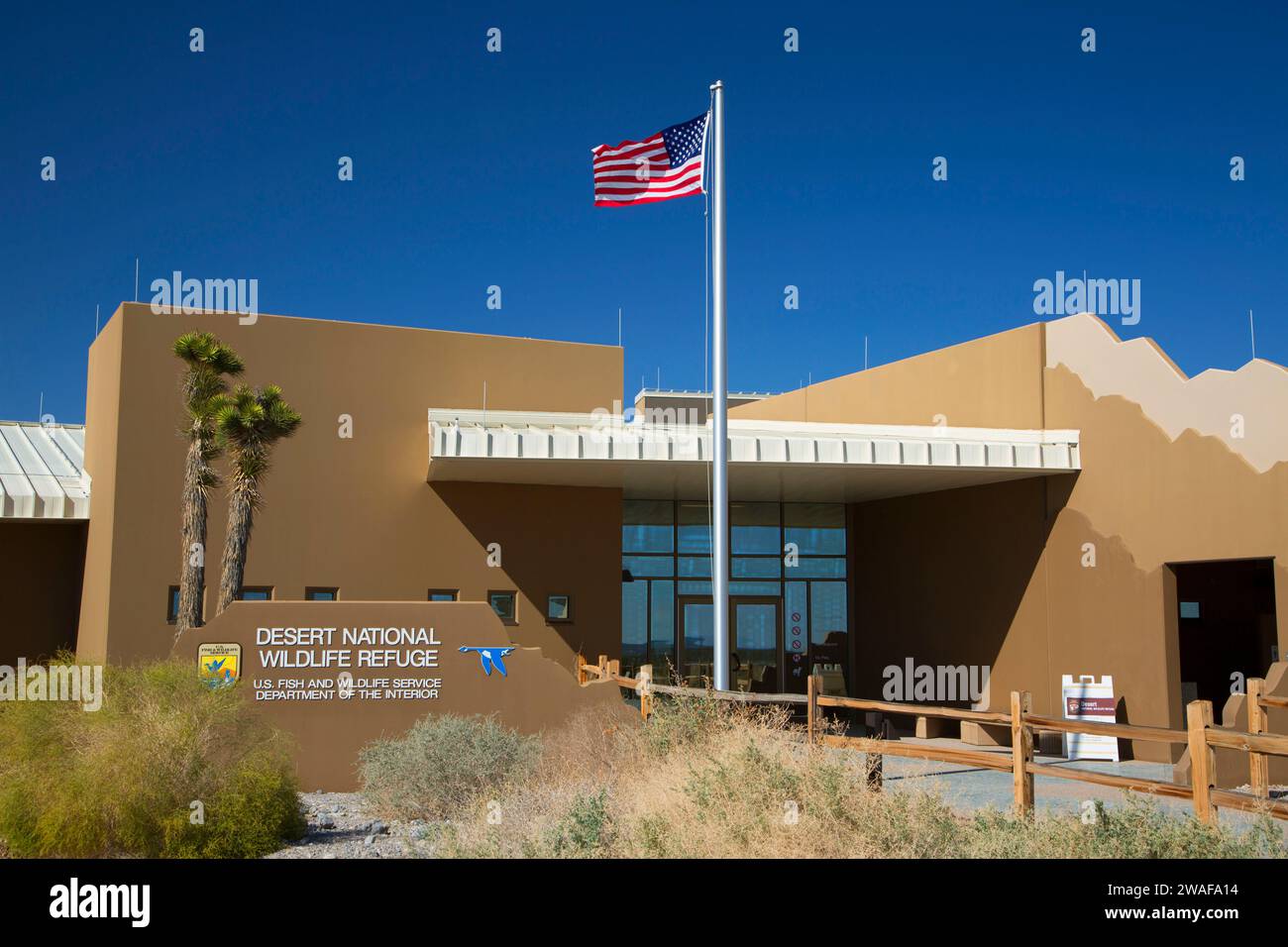 Visitor Center, Desert National Wildlife Refuge, Nevada Stock Photo - Alamy