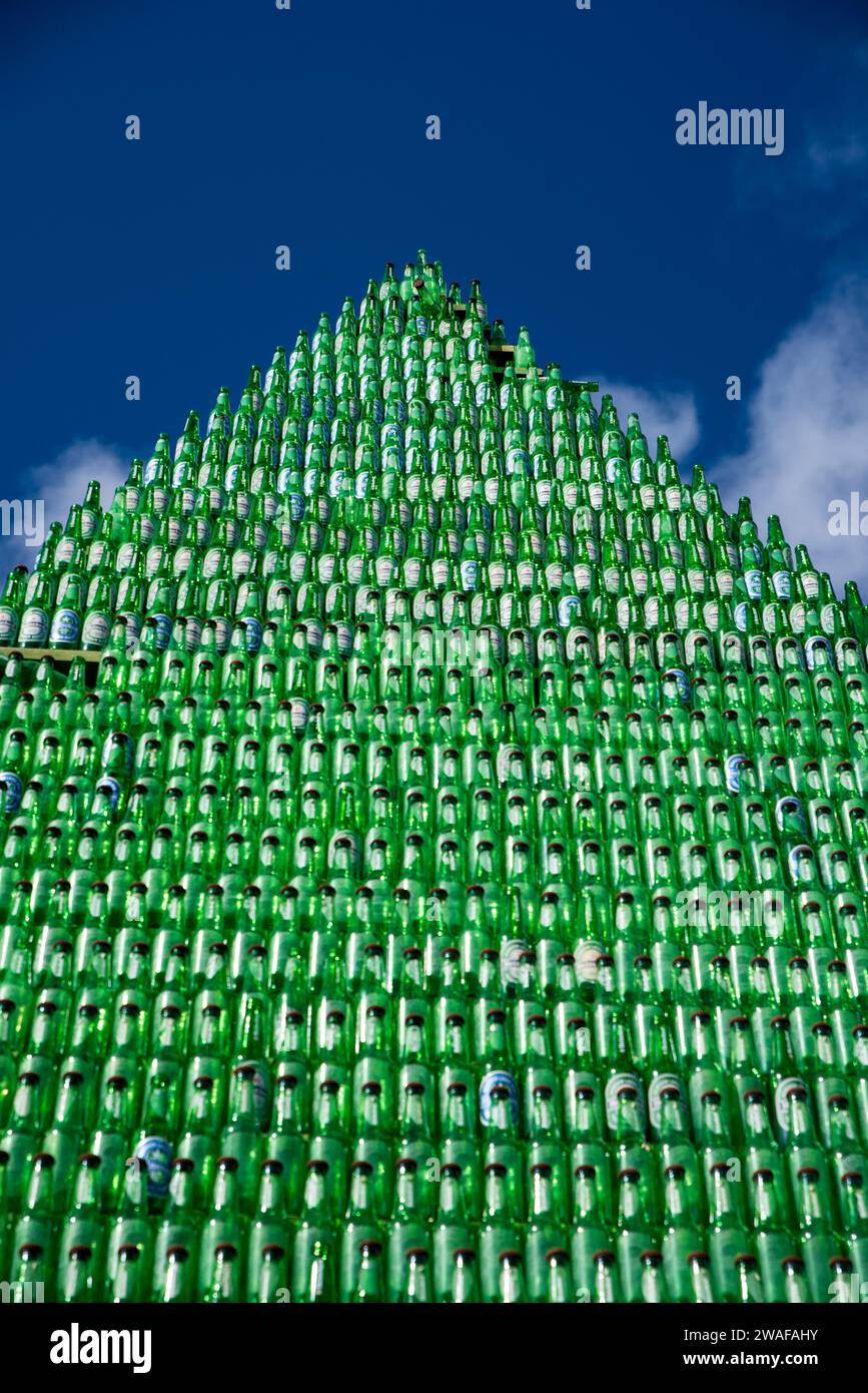 Beer bottle pyramid hi-res stock photography and images - Alamy