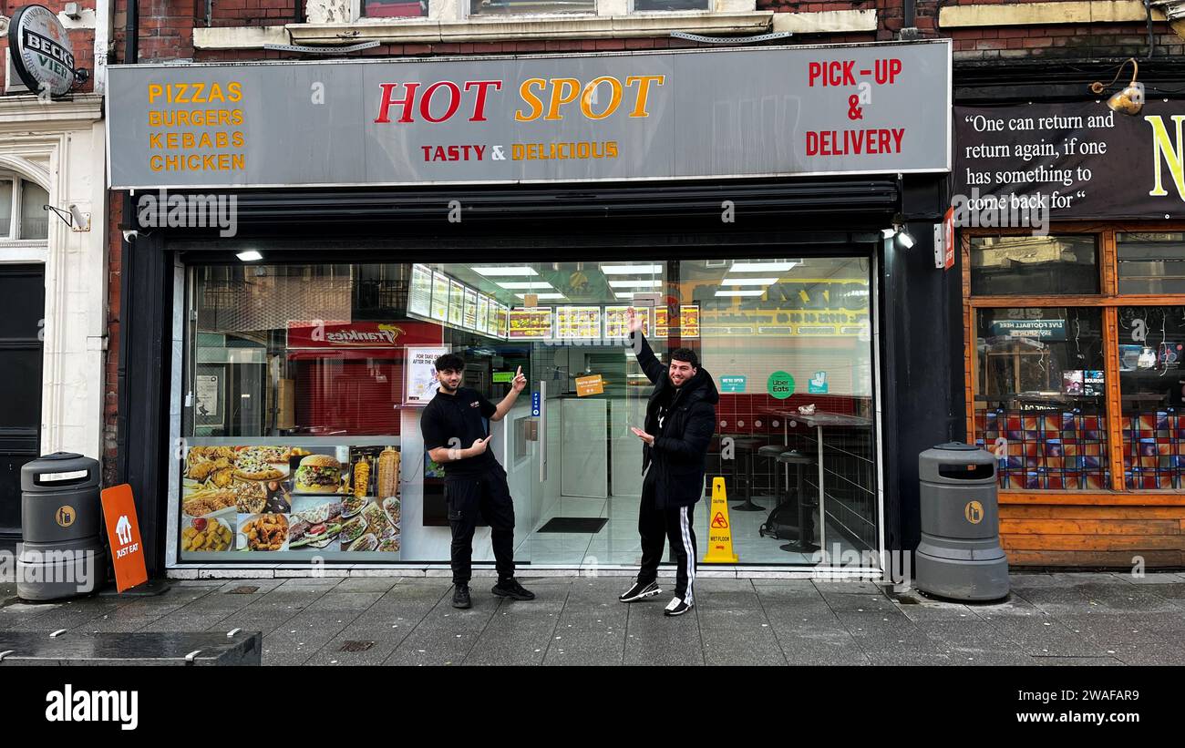 Owner Hamido (right) and his brother Sihad pose for a picture outside ...