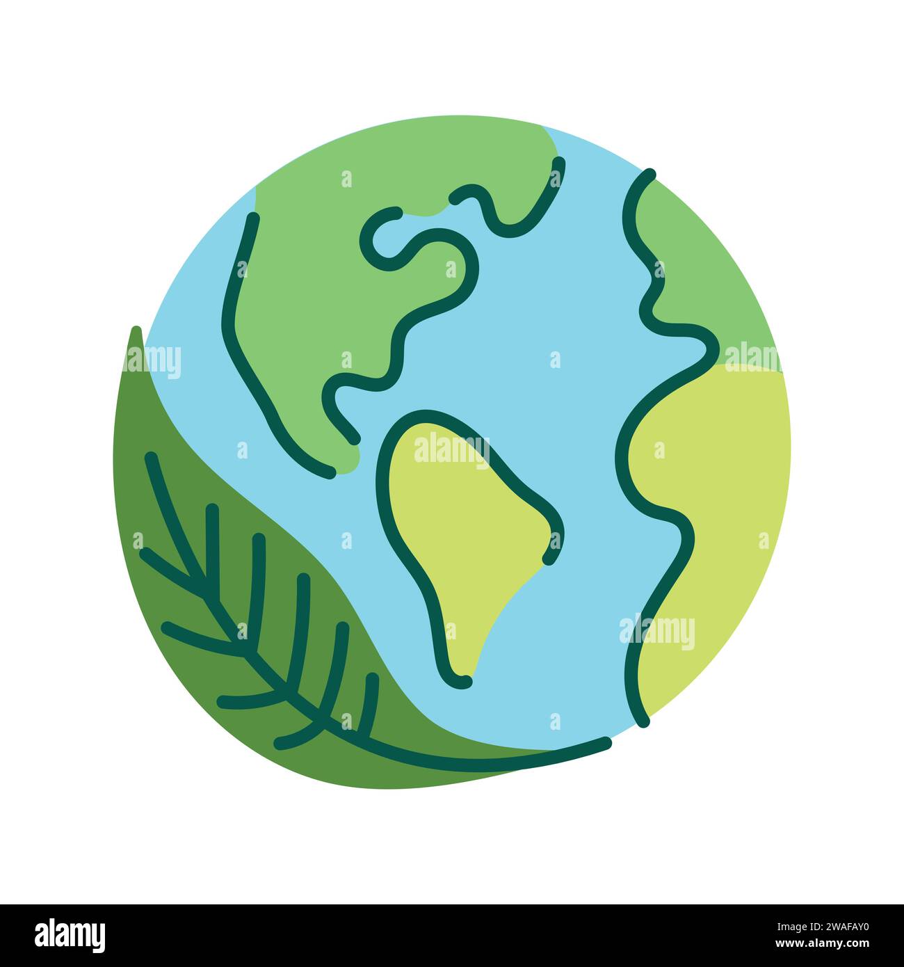 Nature protection color flat icon. Zero waste lifestyle. Eco friendly ...