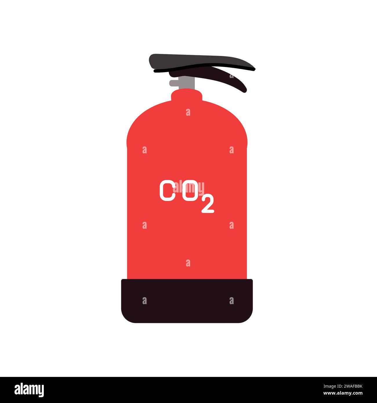 Fire extinguisher color icon. Portable fire-fighting equipment. Vector ...