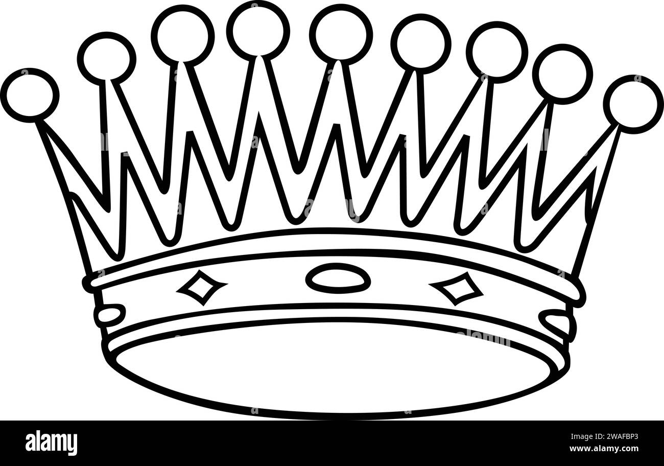 Coronet illustration Stock Vector Images - Alamy