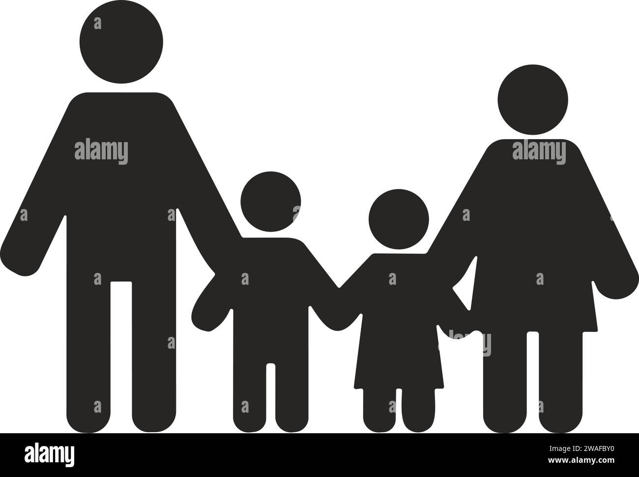 family Icon | Family Icon with child vector Stock Vector Image & Art ...