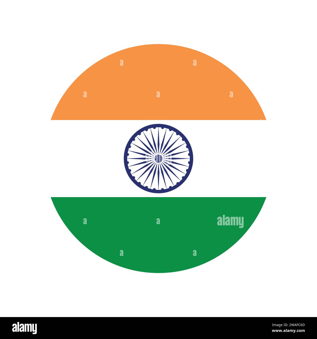 Flag of India isolated on white background. Flag of India. Vector Stock ...