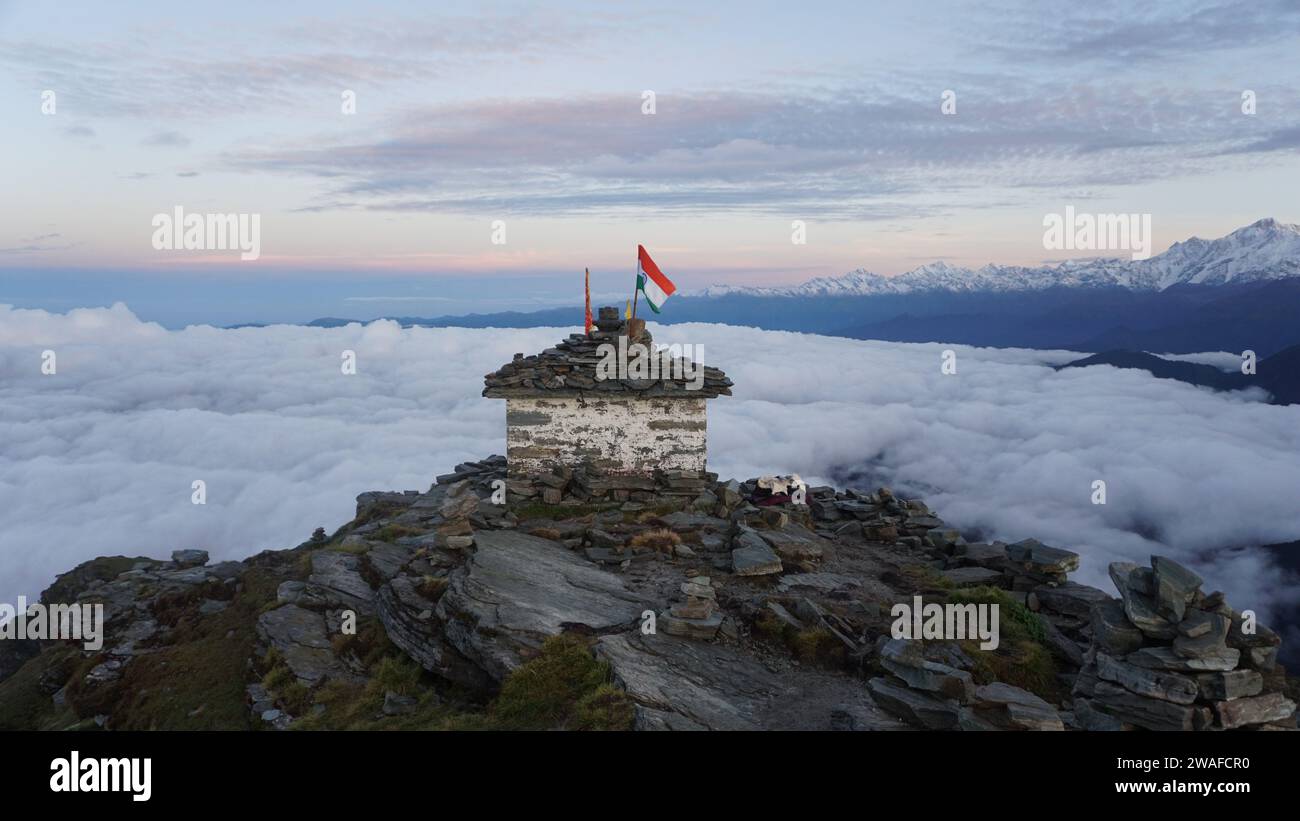 Red peak flag hi-res stock photography and images - Alamy