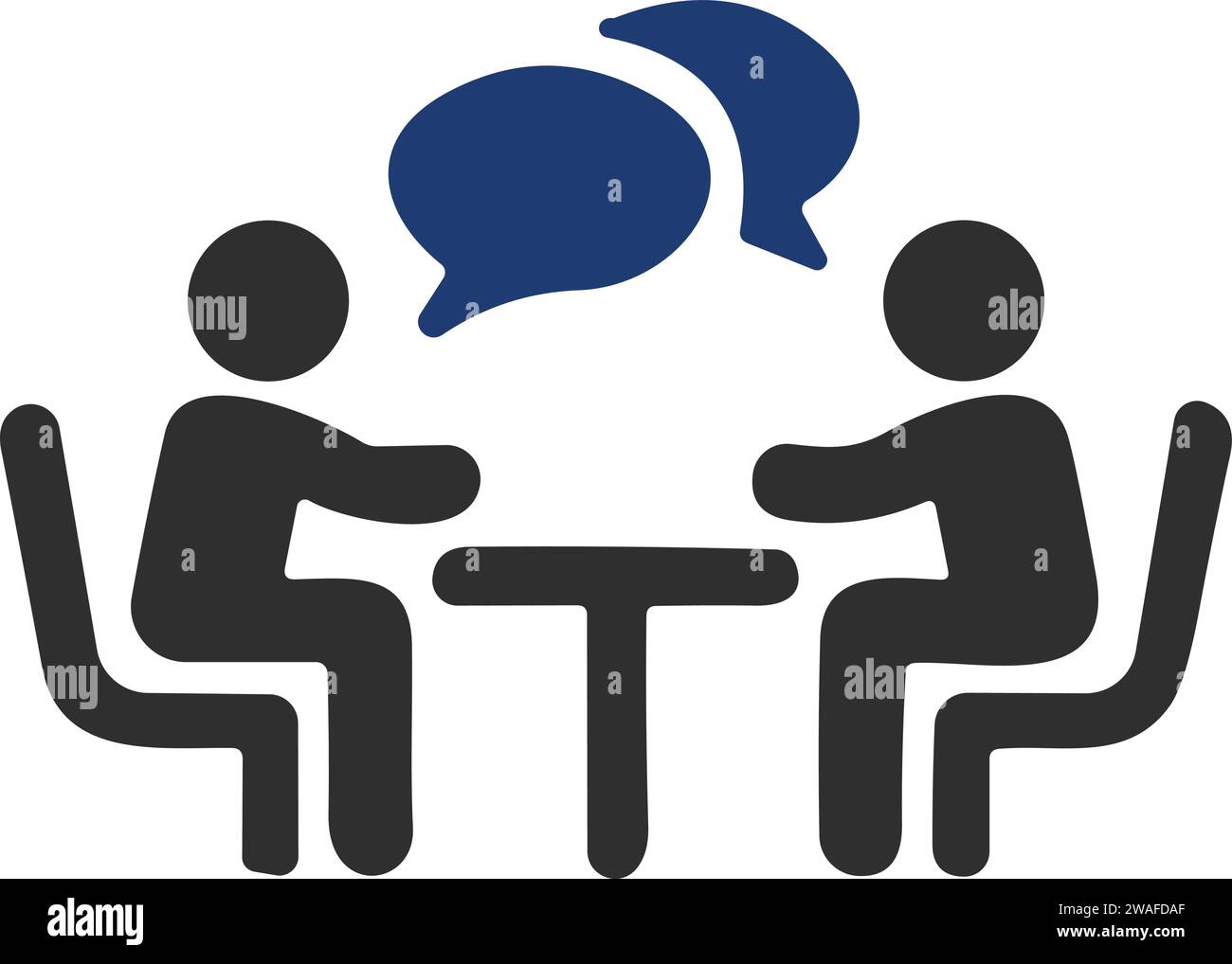 Group conversation Stock Vector Images - Alamy