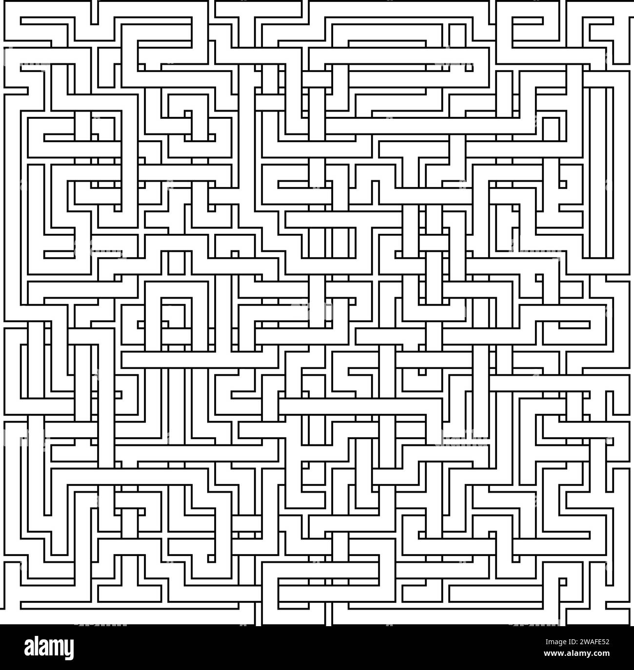 Vector maze isolated on white background. Education logic game labyrinth for kids. With the ...